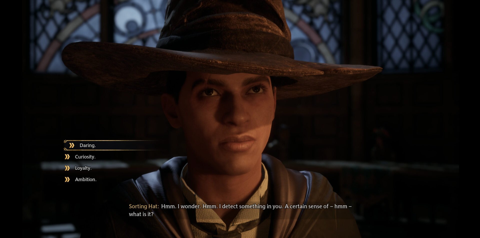 Hogwarts Legacy: Sorting Hat Quiz - Choose Daring, Curiosity, Loyalty ...