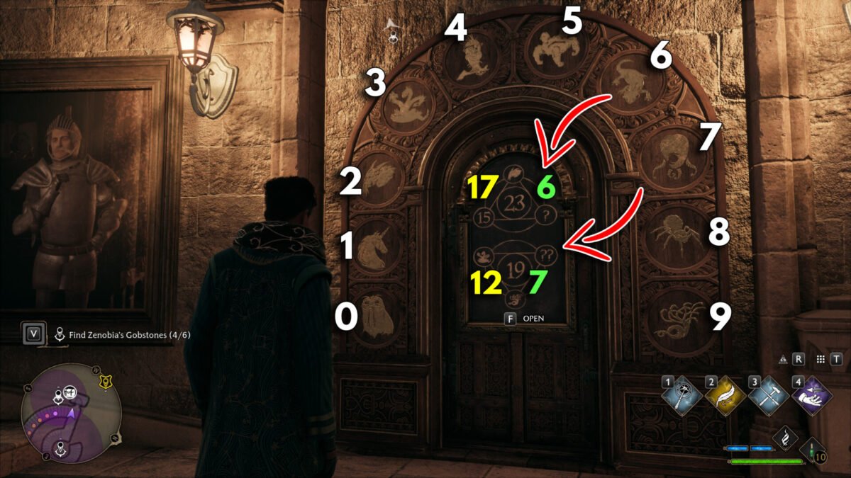 How to solve the Arithmancy Puzzle Doors in Hogwarts Legacy | Invoke ...