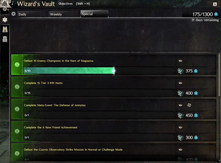 Guild Wars 2: What is the Wizard's Vault? The New Daily System ...